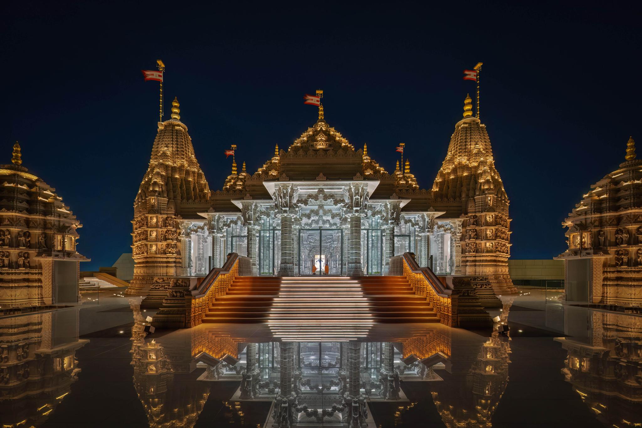 BAPS Hindu Mandir Temple | Lighting Design Projects | Linea Light